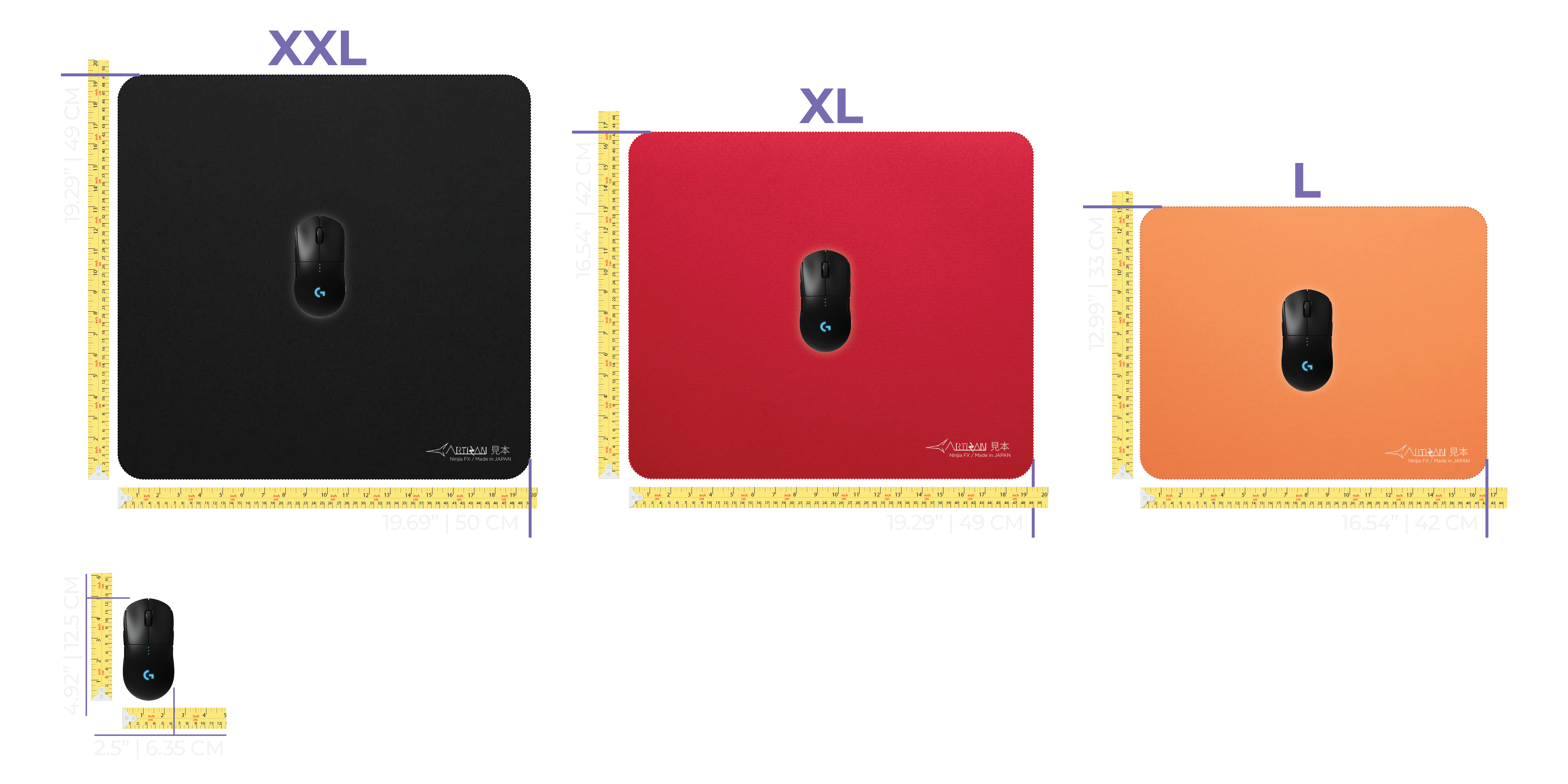 Size Chart – JP Gaming